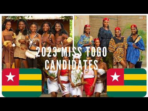 MISS TOGO 2023 CANDIDATES :LOME TOGO WEST AFRICA #africa #lome #misstogo #2023
