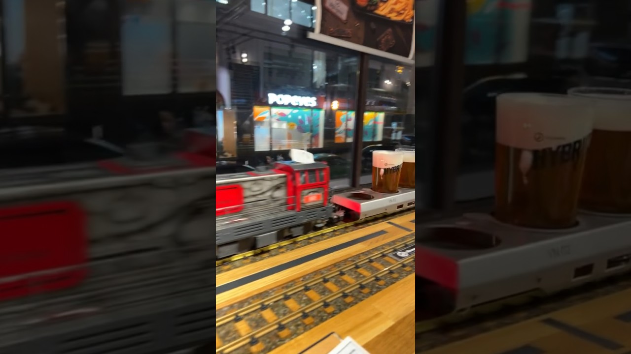 Meat and beer on rails- Prague - YouTube