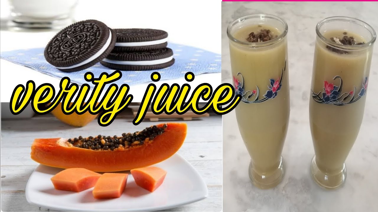 PAPAYA WITH OREO JUICE /Healthy and tasty recipe - YouTube