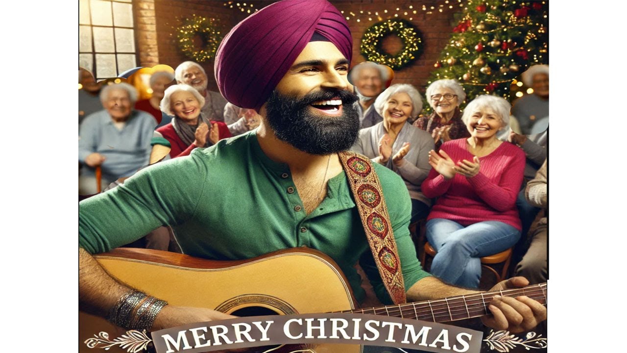Sikh Med Student sings Christmas Carols to Senior Citizens in a Care ...
