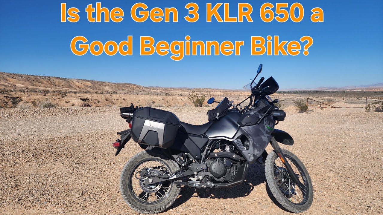 Is the Gen 3 KLR 650 a Good Beginner Motorcycle - YouTube