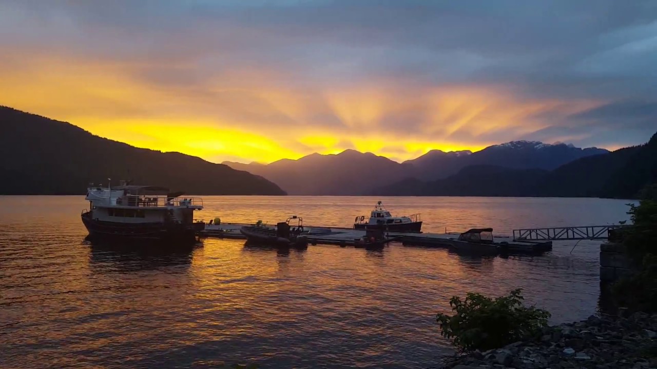 Sunset at Homfray Lodge - YouTube