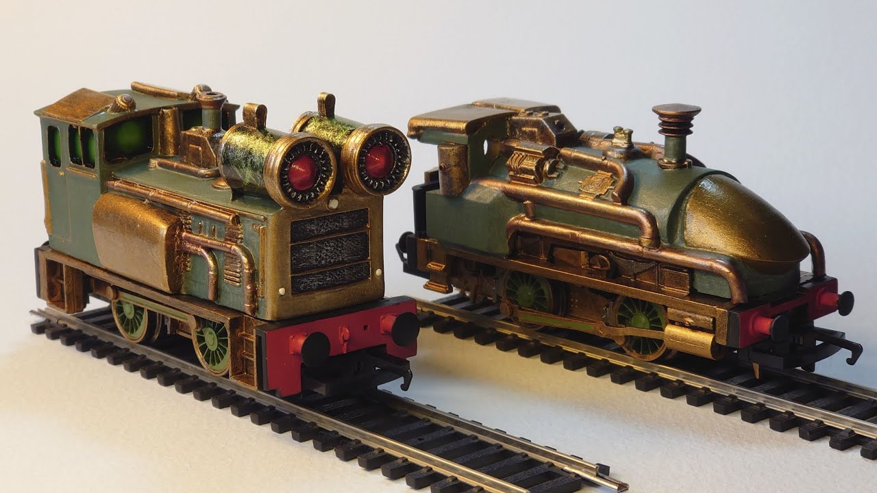 109-7. How to - Give some Wow to Bassett-Lowke Steampunk Locomotives ...