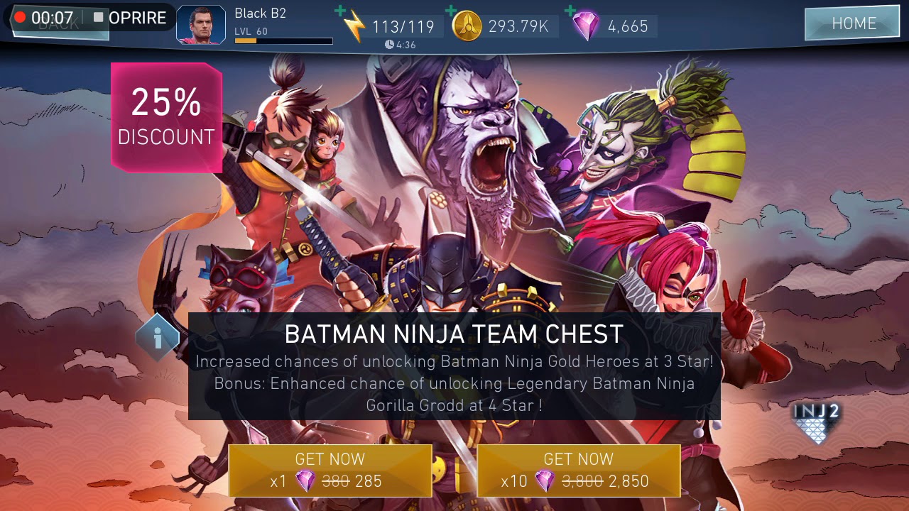 Injustice 2 mobile Batman Ninja chest opening #injustice2mobile - YouTube