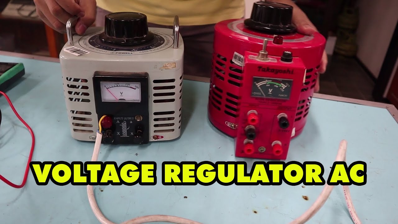 Mengenal Slide Regulator atau Voltage Regulator Listrik AC - YouTube