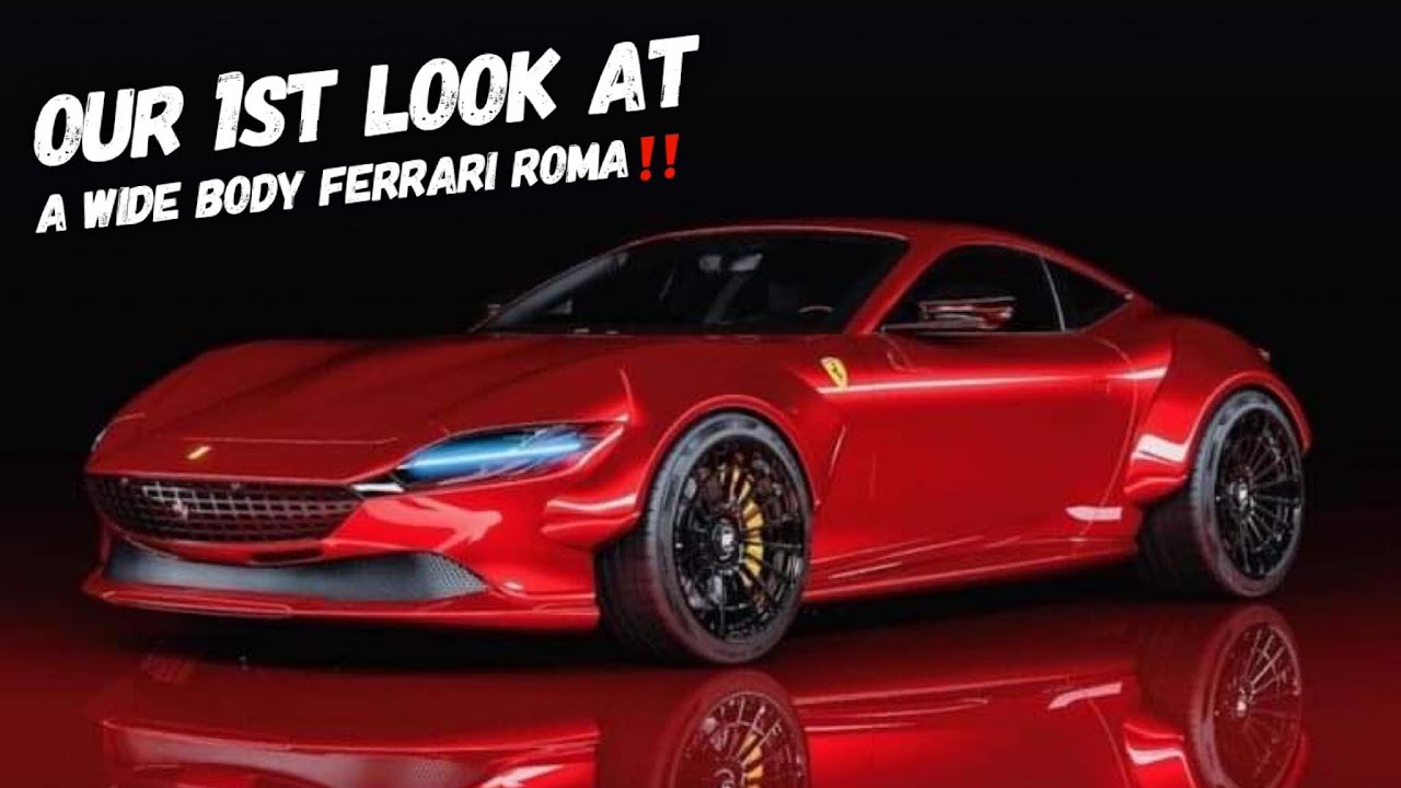This Wide Body Ferrari Roma Turns Beauty Into BEAST! - YouTube