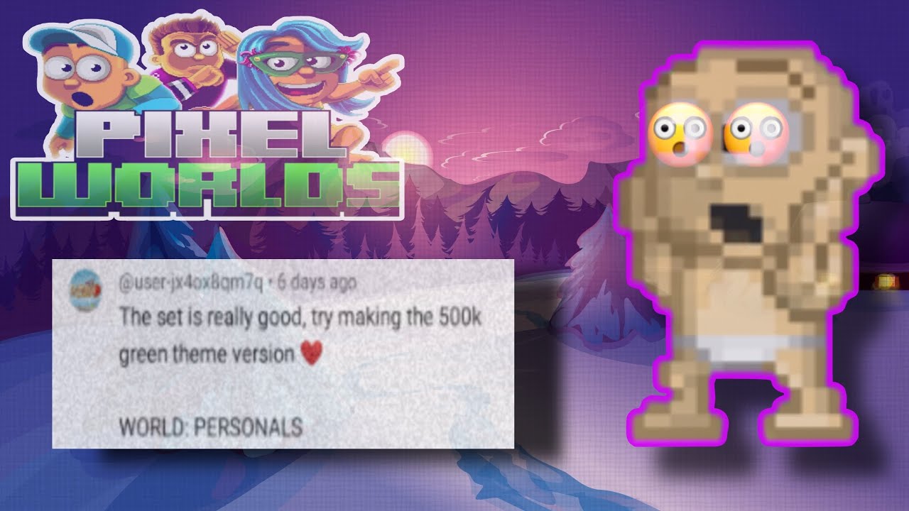 Making my subscribers dare (SET CHALLENGE!) | PixelWorld - YouTube