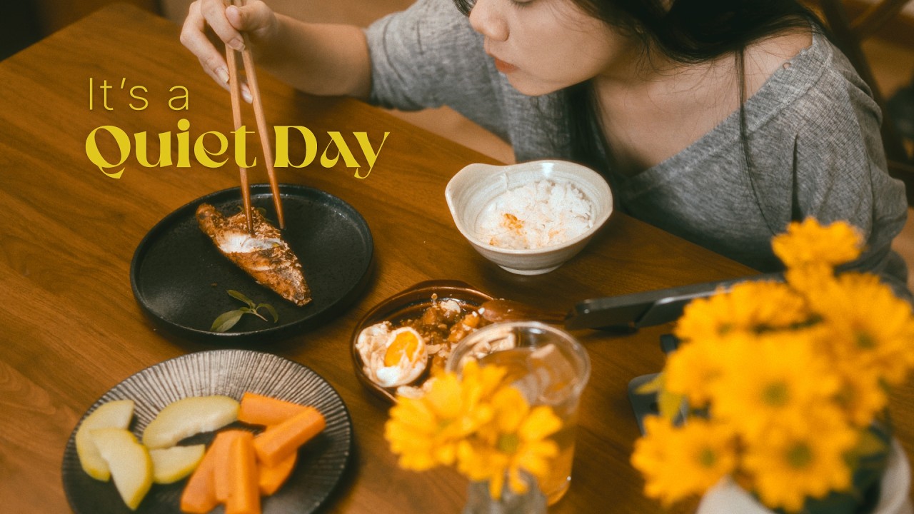 🌿 A quiet day, a quiet meal - YouTube