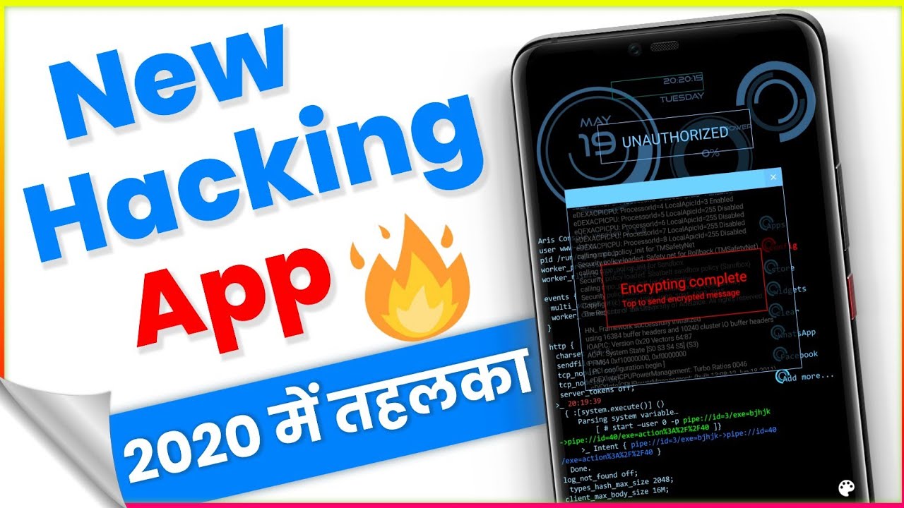 New Hacking App 2020 | New Hacking Launcher App 2020 | Futuristic ...