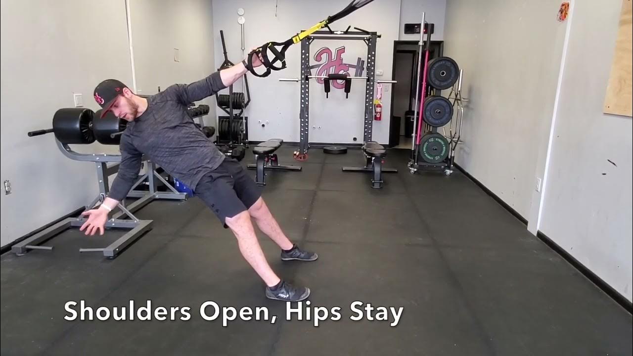 TRX Single Arm Row with Rotation - YouTube