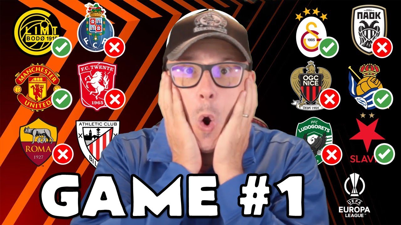 2024/25 UEFA EUROPA LEAGUE PREDICTIONS #1 - YouTube