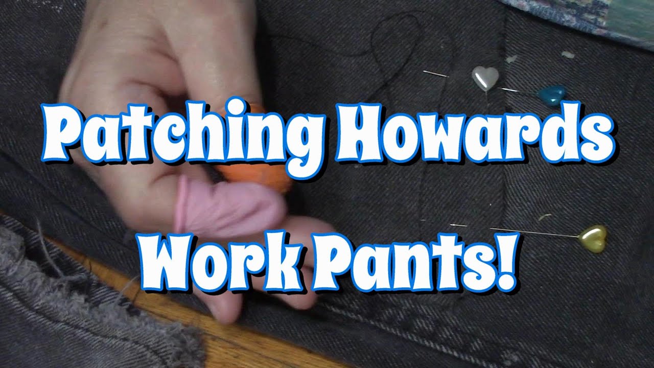 Patching Howies Work Jeans! - YouTube