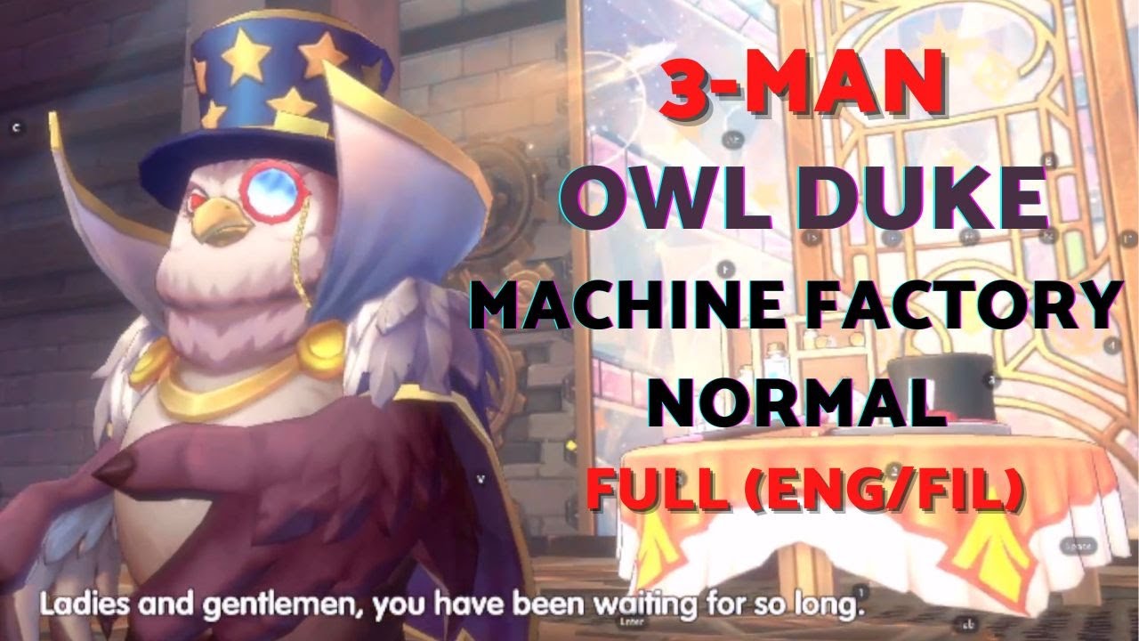 3-Man Machine Factory-Normal (Owl Duke) Full Run | Ragnarok X: Next ...