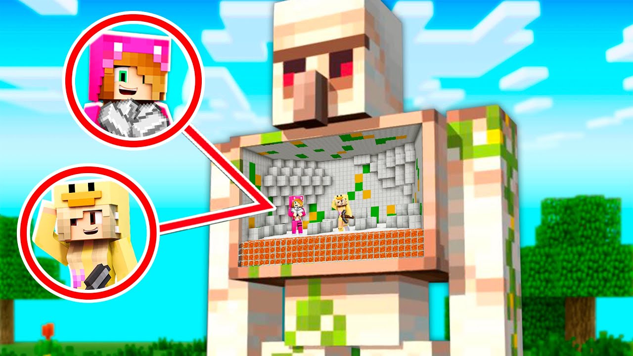 Minecraft pero PODEMOS ENTRAR en CUALQUIER MOB 😱 MINECRAFT con LYNA ...