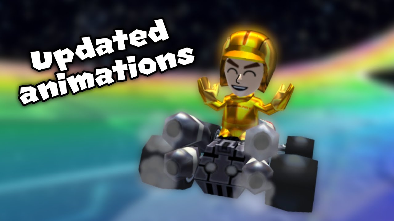 Gold Mii Suit | Updated Tour Jump Boost Animations - MK7 Custom ...