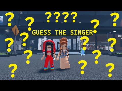 Roblox Guess The Singer Easy Part 1 #roblox #guessthesinger # ...