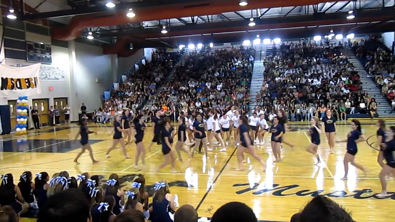 Shadow Ridge Cheer & Dance Team Pom Routine - YouTube