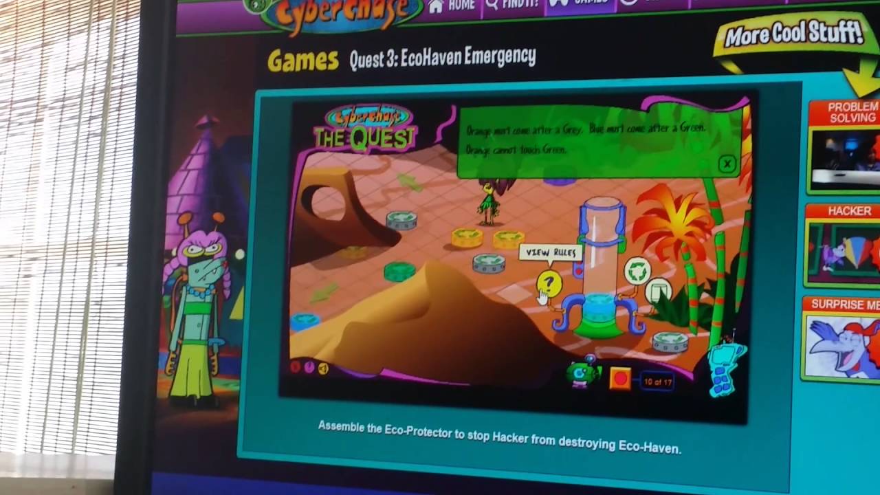 PBSKIDS.ORG Cyber chase quest 3 - YouTube