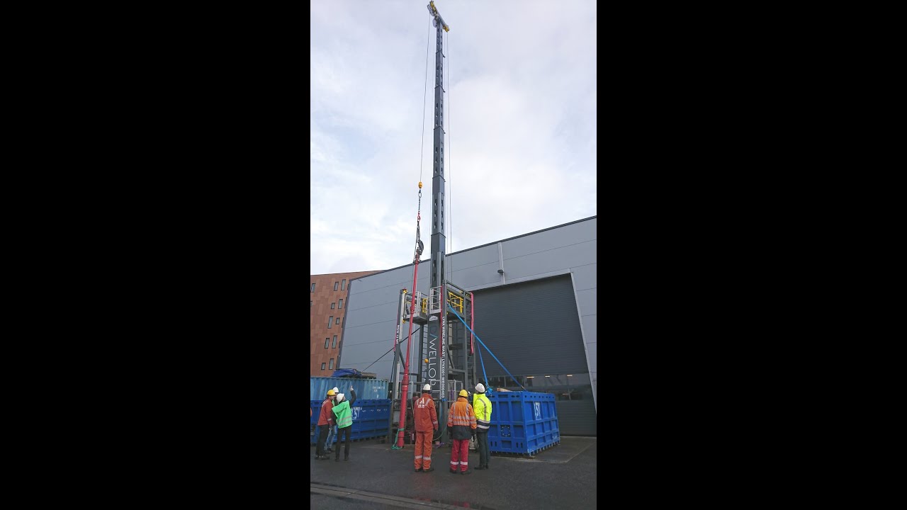 Dwellop`s Lynx Wireline mast - YouTube
