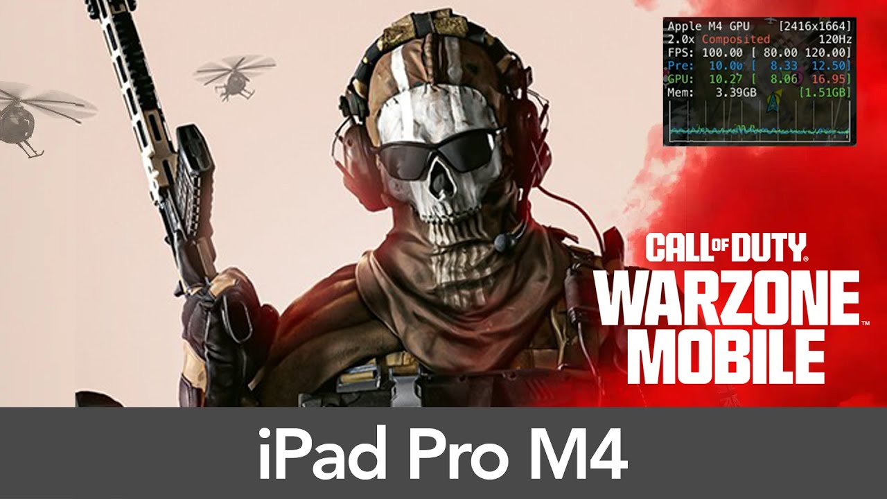 iPad Pro 11" (M4) COD - Warzone Mobile - Performance - YouTube