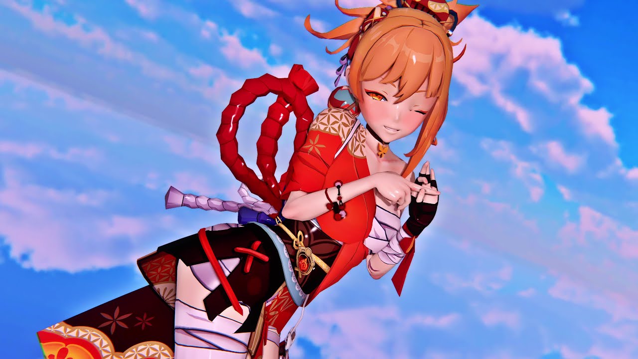 【Genshin Impact MMD / 4k 60p】 Yoimiya 【再会の誓い】 - YouTube