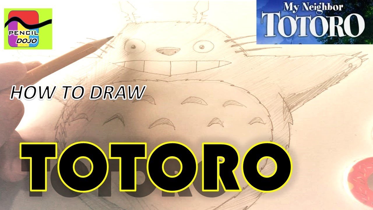 How to draw TOTORO - YouTube
