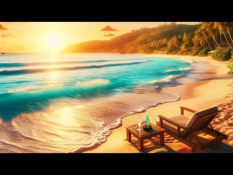 Soothing Beach Waves for Relaxation | Ocean Waves Sounds | Calm Beach ...