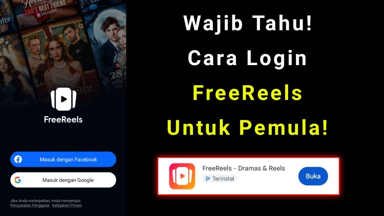 Cara Login FreeReels | Cara Masuk Akun Aplikasi FreeReels - YouTube