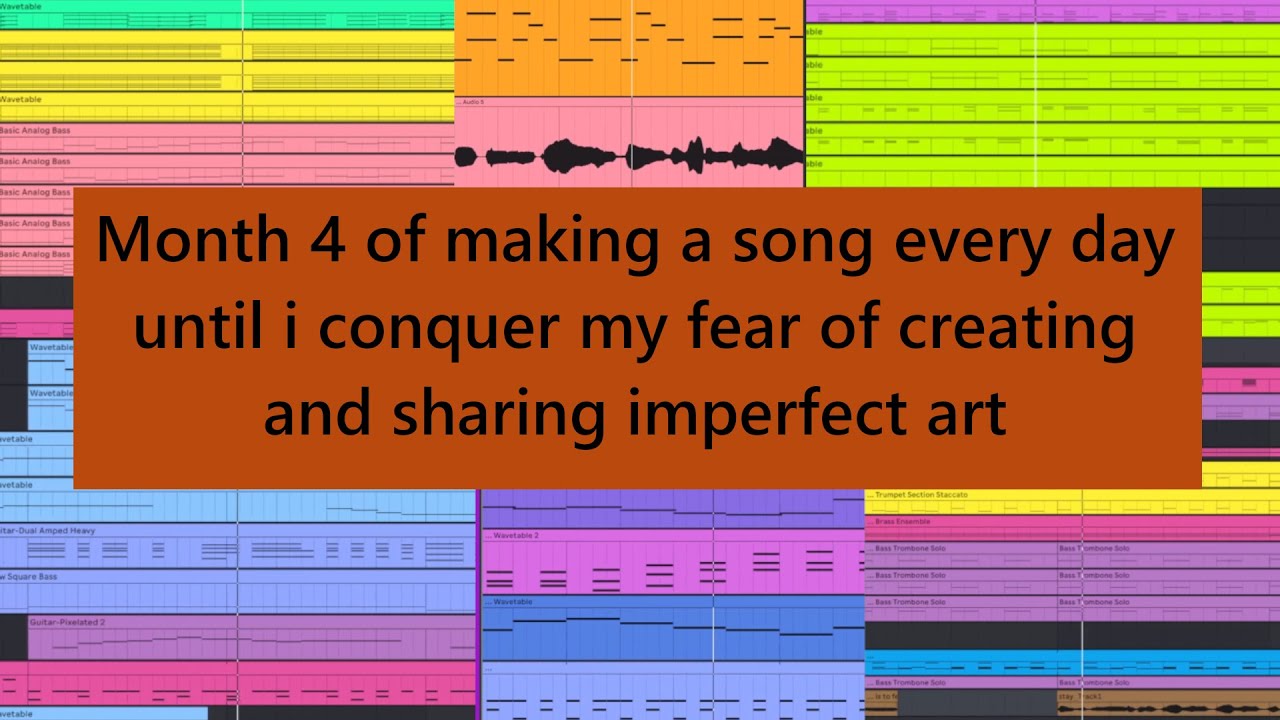 Days 93 - 123 of Making an Imperfect Song Every Day (October) - YouTube