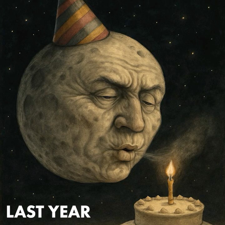 Happy Birthday Moon, and international moon day! #moon #synth # ...