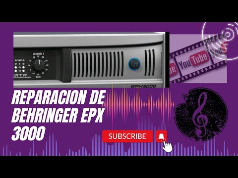 BEHRINGER EPX3000 | Electrónica Cristian - YouTube