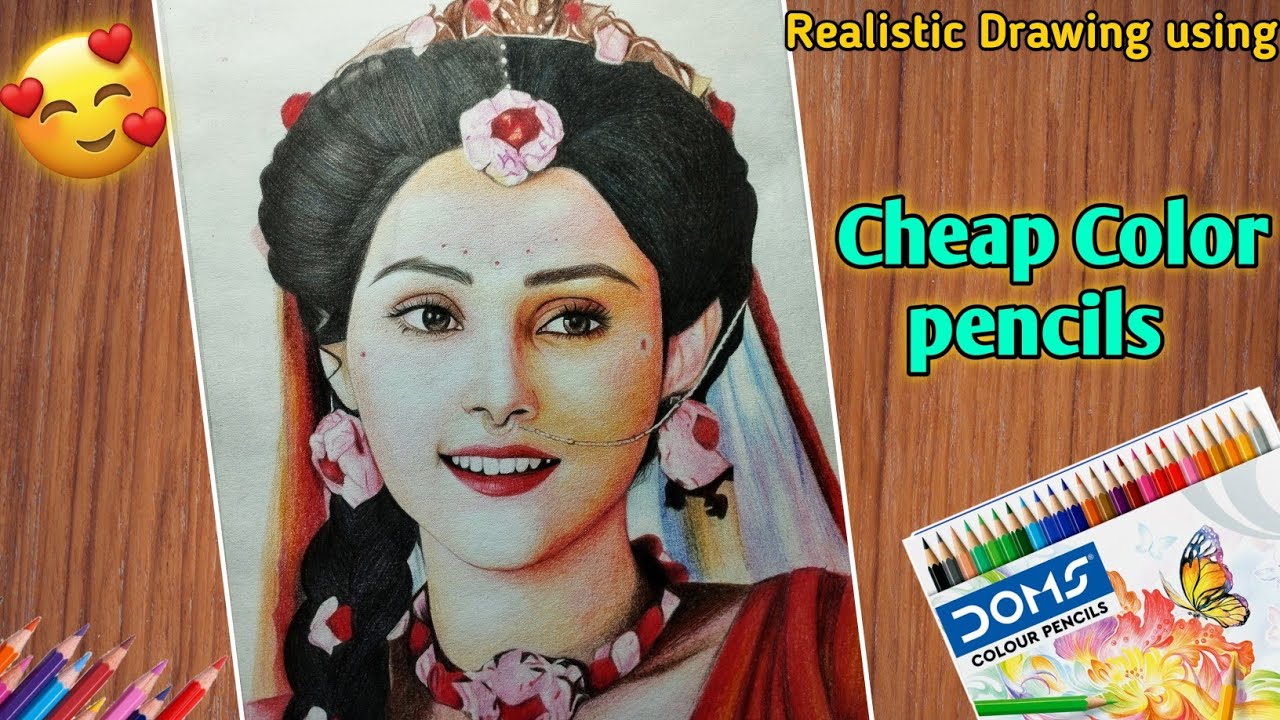 Drawing of Mallika Singh As Radha / Realistic Radha Drawing with Pencil ...