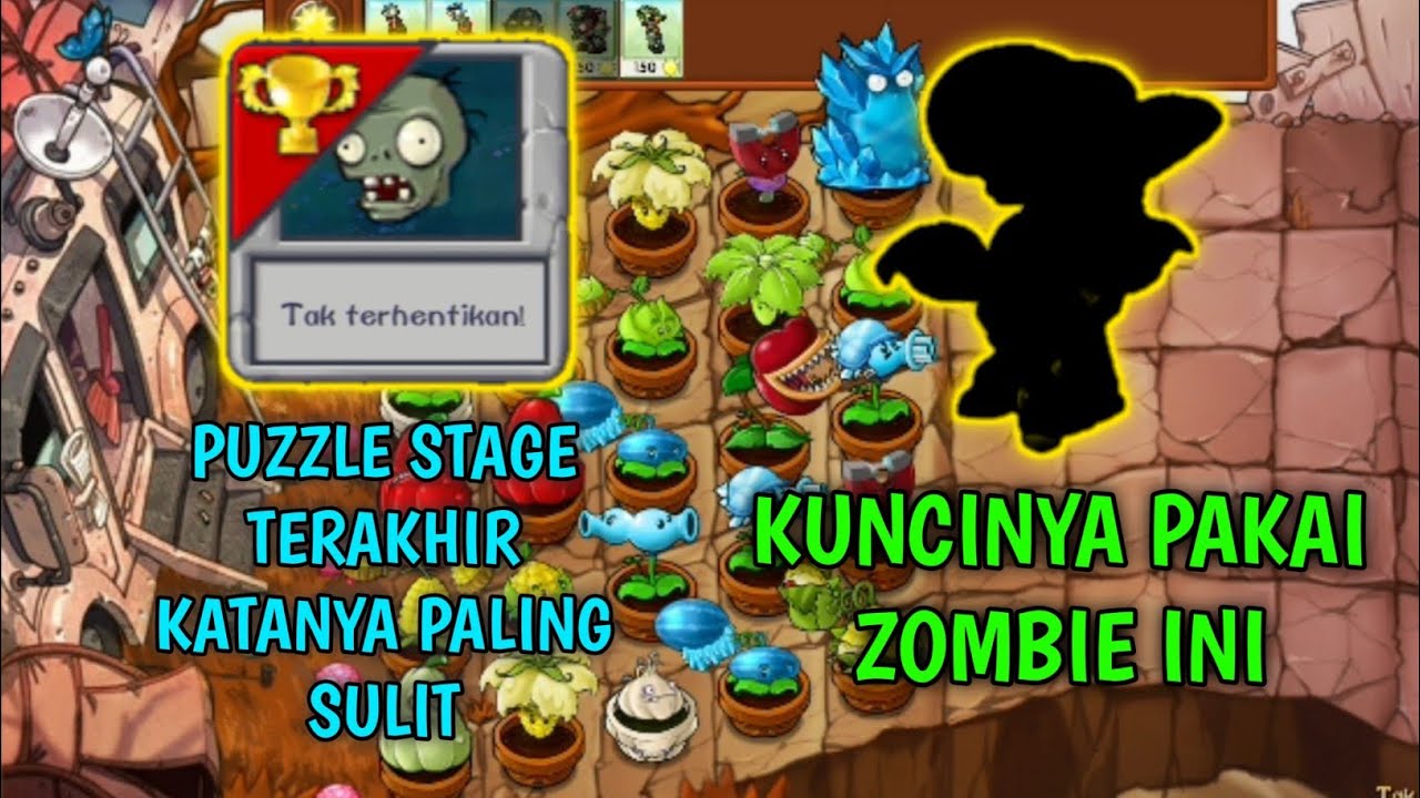 TUTORIAL PUZZLE STAGE TERAKHIR PVZ FUSION - YouTube