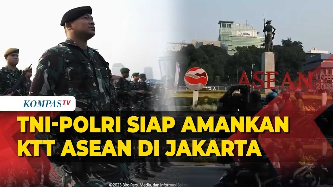 Potret 19.000 Personel Gabungan Amankan KTT ASEAN di Jakarta - YouTube