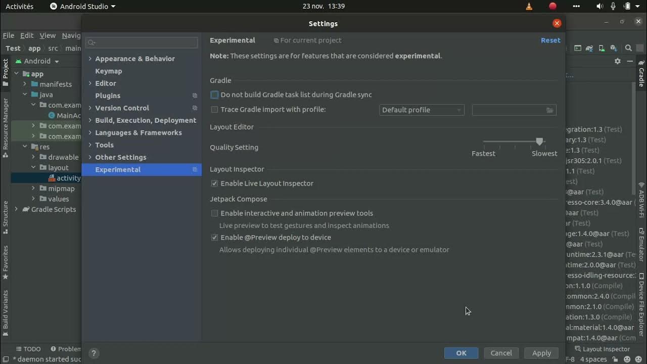 How to enable tasks gradle in Android Studio Arctic Fox - YouTube