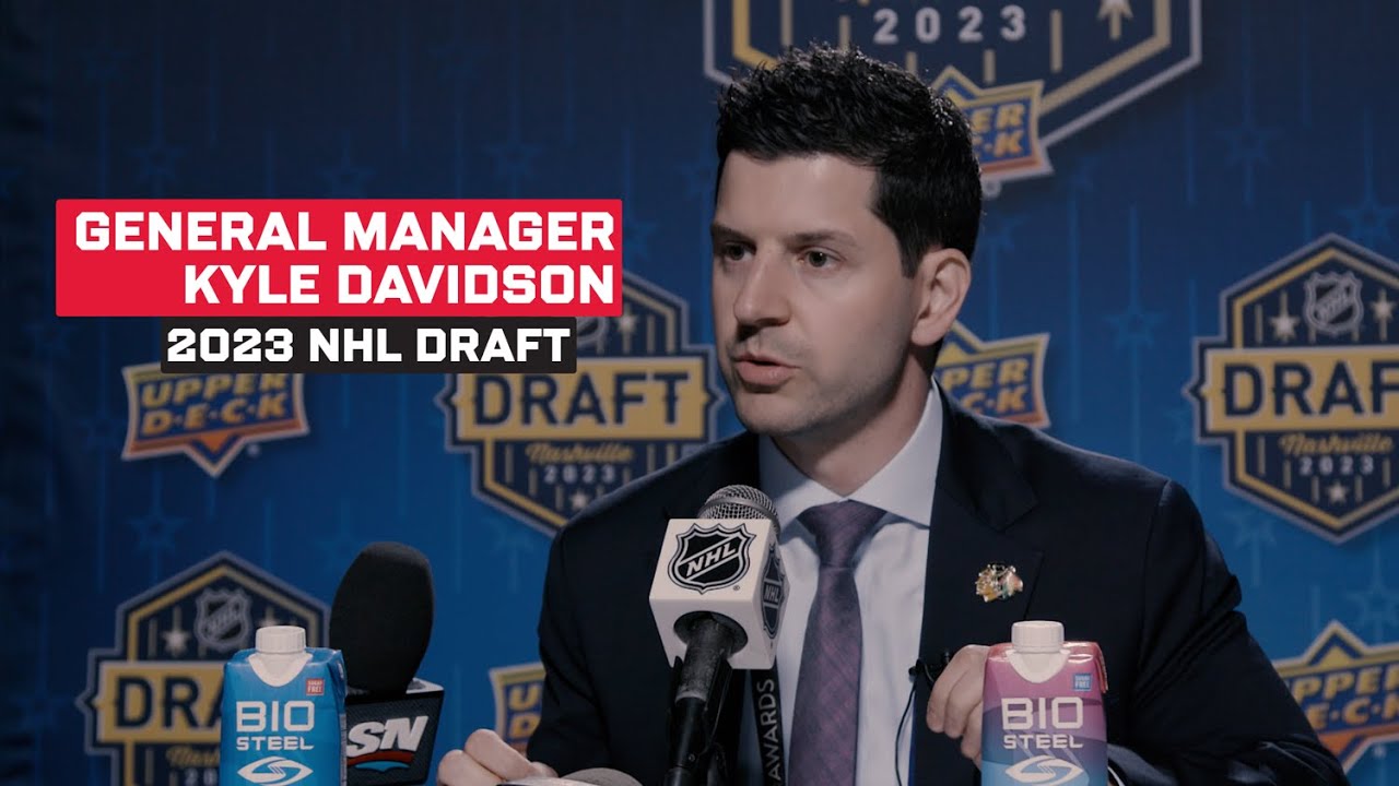 GM Kyle Davidson on 2023 NHL Draft Haul | Chicago Blackhawks - YouTube