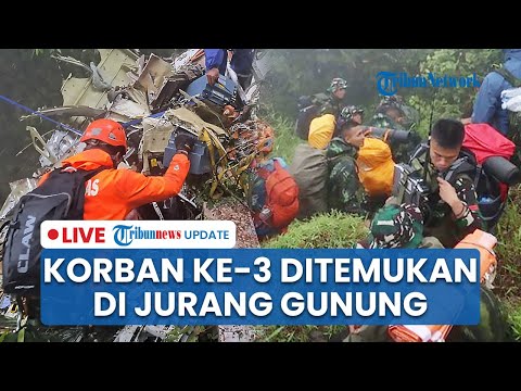 🔴 LIVE: Korban Ketiga ATR 42-500 Ditemukan! Kondisi hanya Body Part dan Ada di Area Jurang