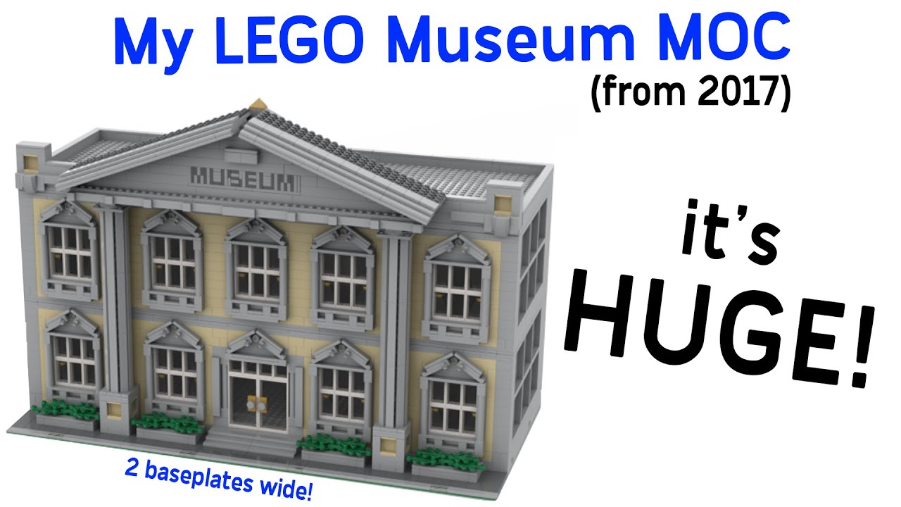Episode 075: My LEGO Modular Museum MOC - YouTube
