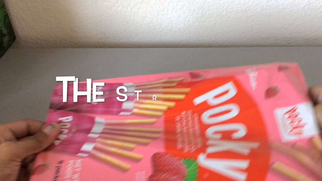 Pocky Packet Unboxing! - YouTube