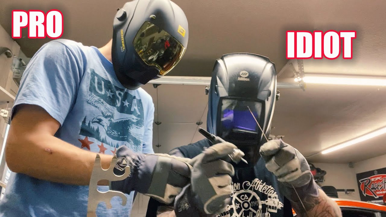 Teaching an Idiot How To Weld! (ME) - YouTube