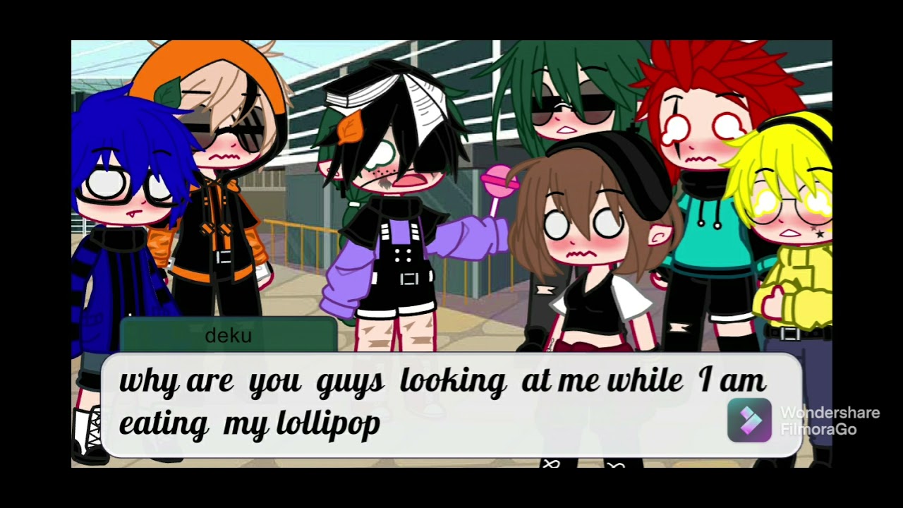 deku eating a lollipop *dekubowl * - YouTube