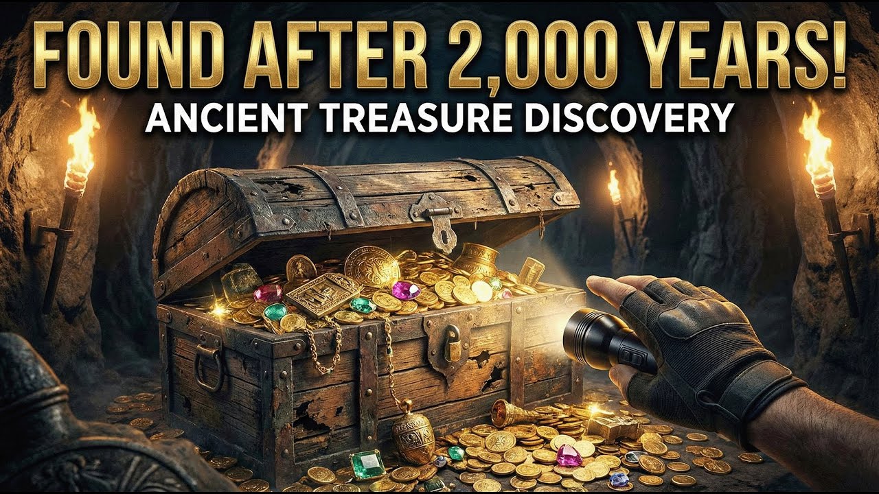 Gold And Jewels Hidden Inside Rotting Chests For 2,000 Years - YouTube