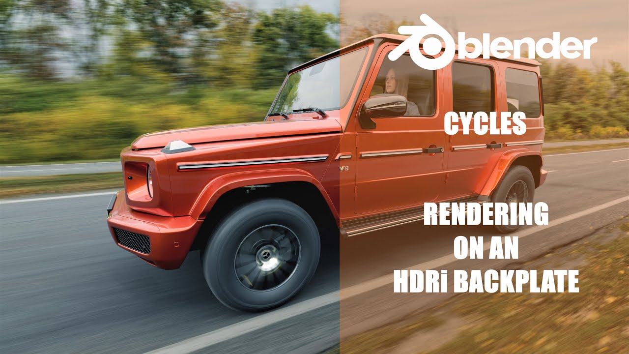 Blender 2.81 Cycles - HDRi Backplate Rendering Tricks (G - Wagon Extras ...