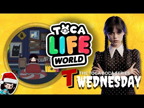Toca Life World | Wednesday Addams Room 🛋️🏚️| Toca Boca Life Story ...