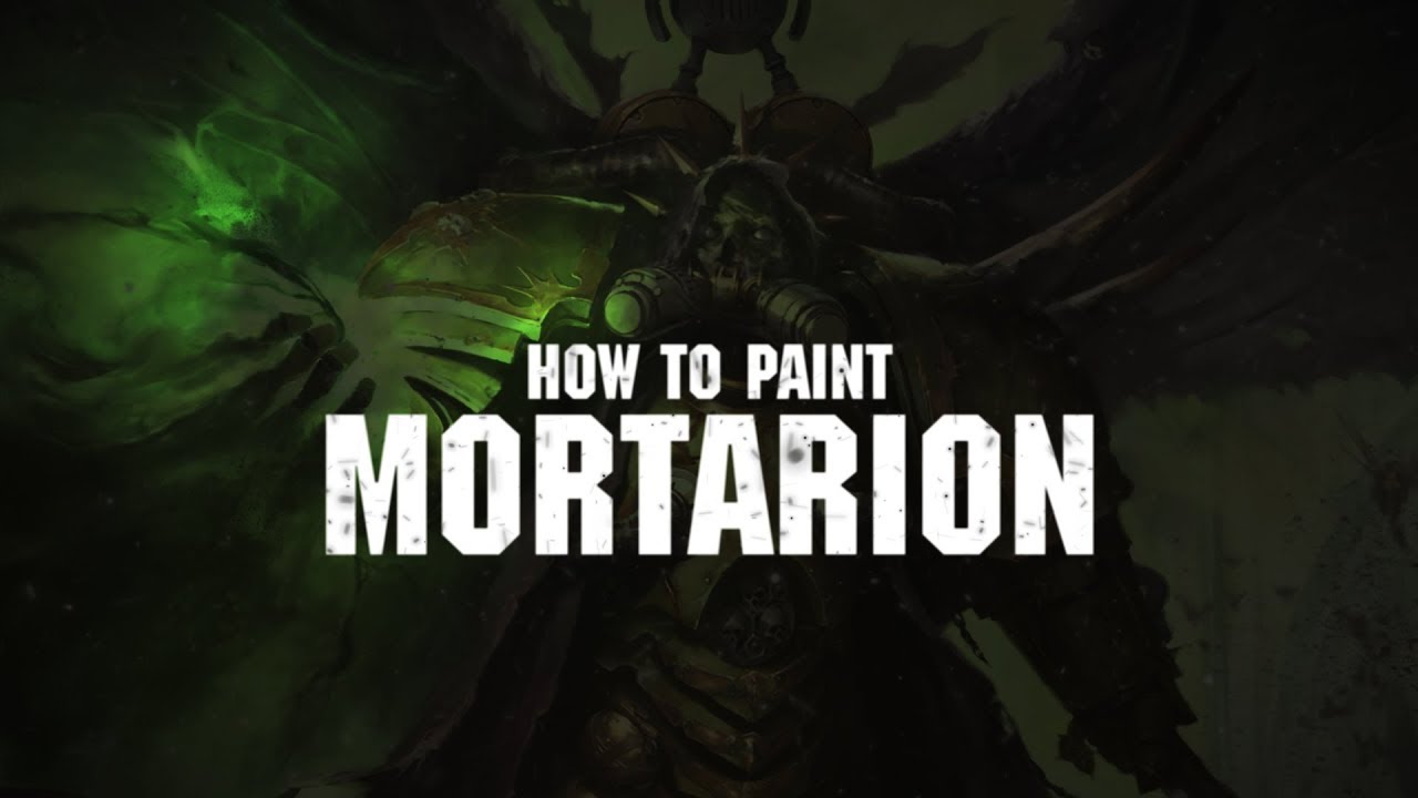 Warhammer 40,000: How to paint Mortarion. - YouTube