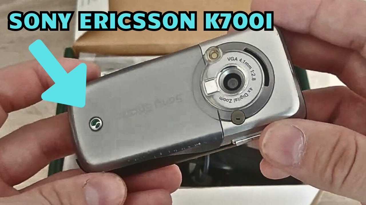 Sony Ericsson K700i - Rozpakowanie (2004) - YouTube