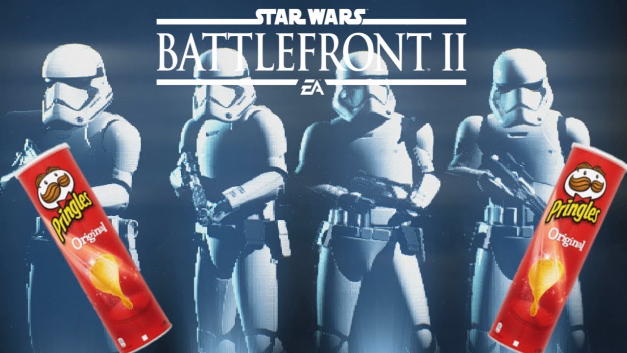 TALKING INTO A PRINGLES CAN!!! | STAR WARS BATTLEFRONT II !!!!!! - YouTube