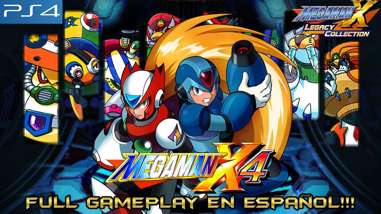 MEGAMAN X4 (PS4) | Full Gameplay en español!!! (Megaman X Legacy ...