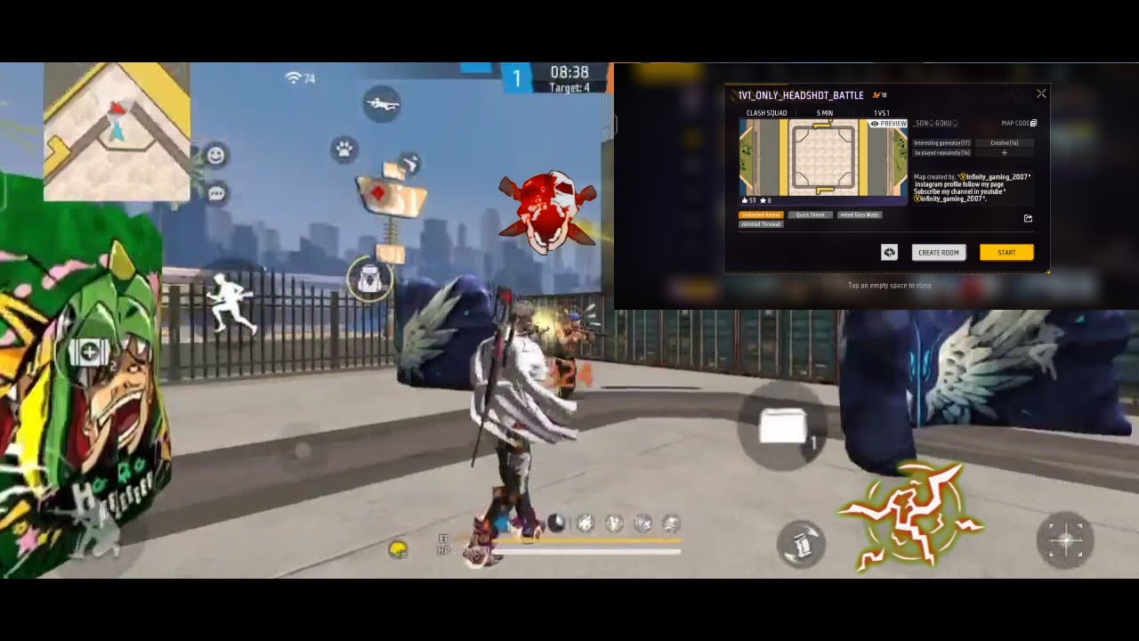 Free fire Auto aim head lock trick 🤫🤫🤫🤫 @Infinity_gaming_2007 in VIVO Y ...