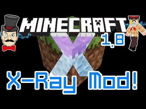 Minecraft Mods - X-RAY MOD! See Through Blocks, Find Diamonds, Caves ...